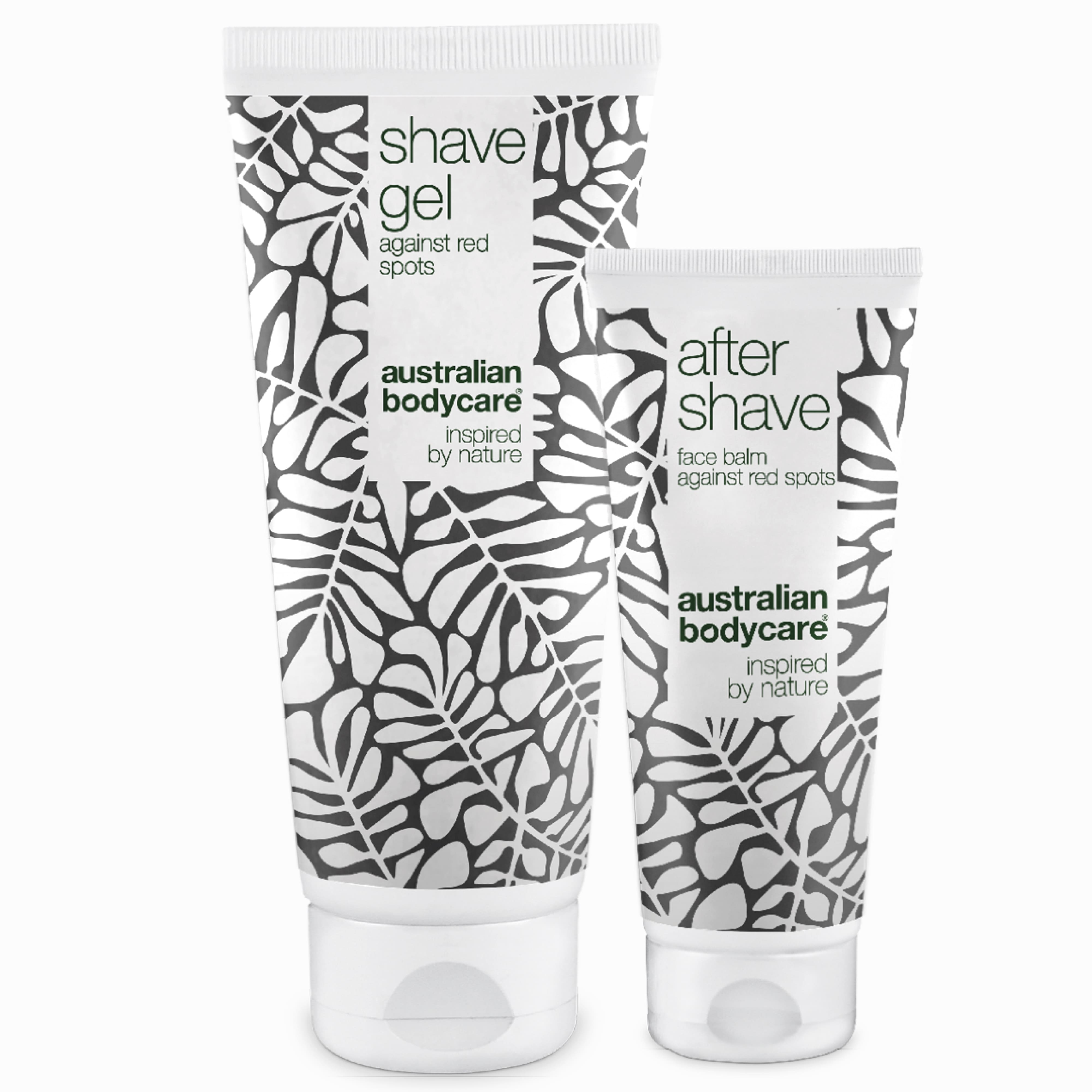 Rasierset mit Rasiergel & After Shave gegen rote Rasierpickel & Rasurbrand